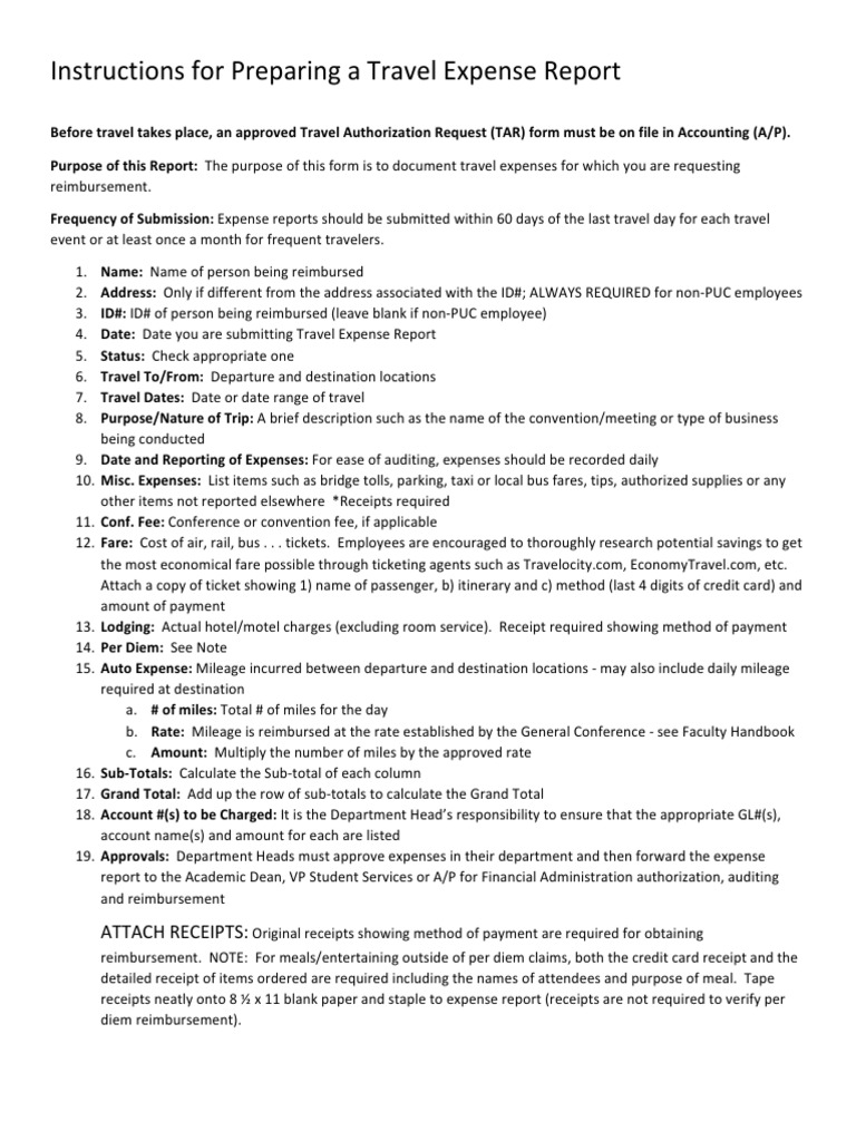 Expense Report | PDF