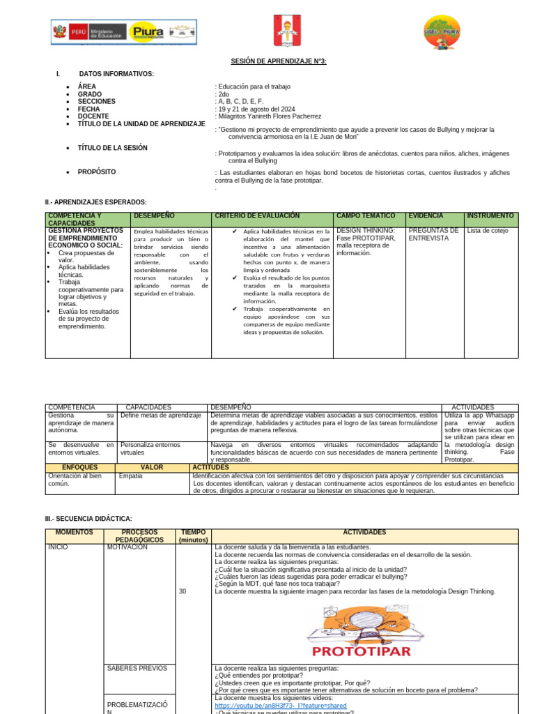 Sesion Ept 2do Act 06 - 19 y 21 de Agosto | PDF