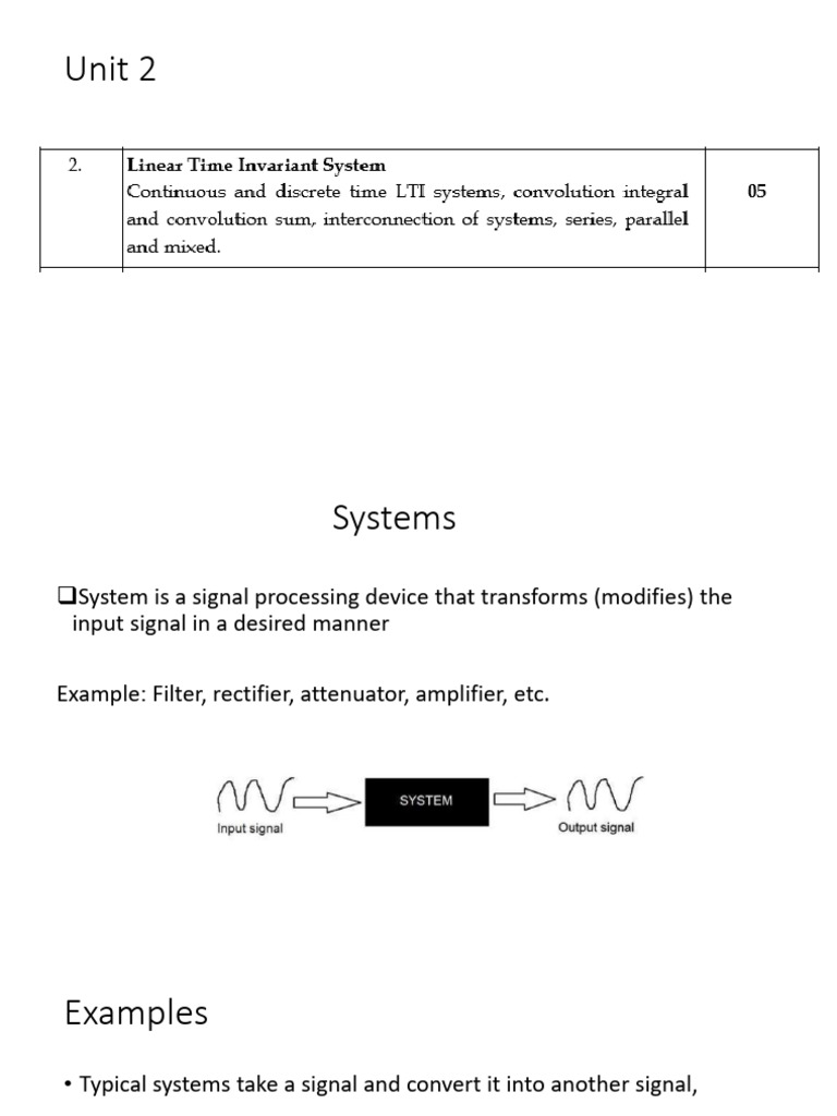 Unit 2 Systems | PDF