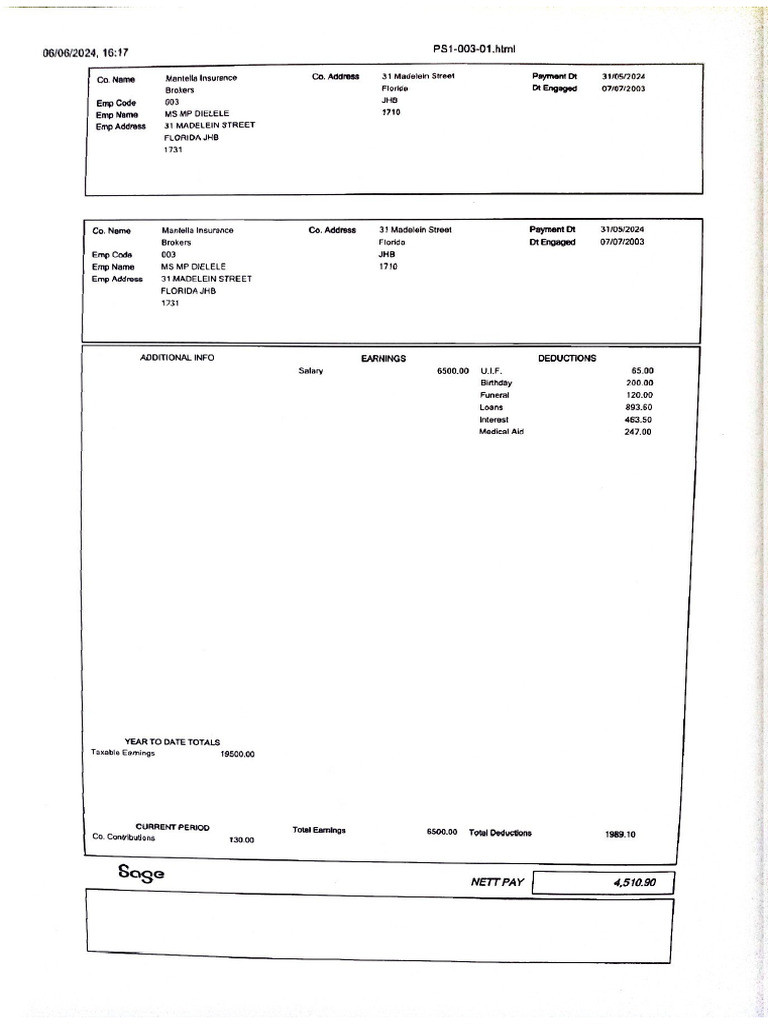 Proof of Income | PDF