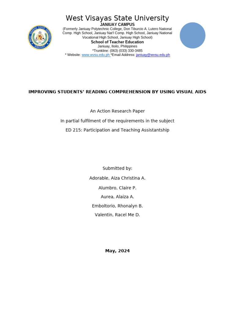 Action Research (Proposal) | PDF