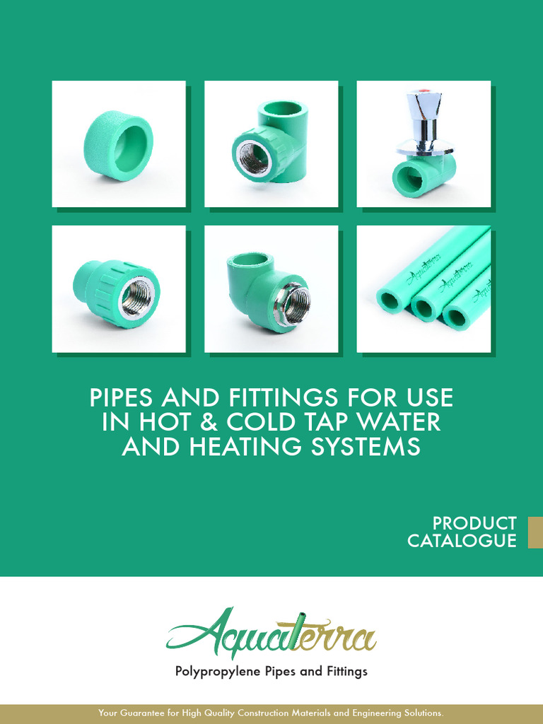 PPR Pipes and Fittings Catalogue | PDF | Pipe (Fluid Conveyance) | Plumbing