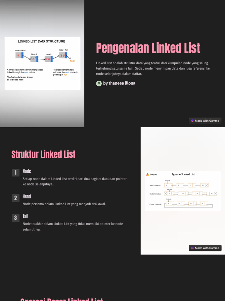 Pengenalan Linked List | PDF