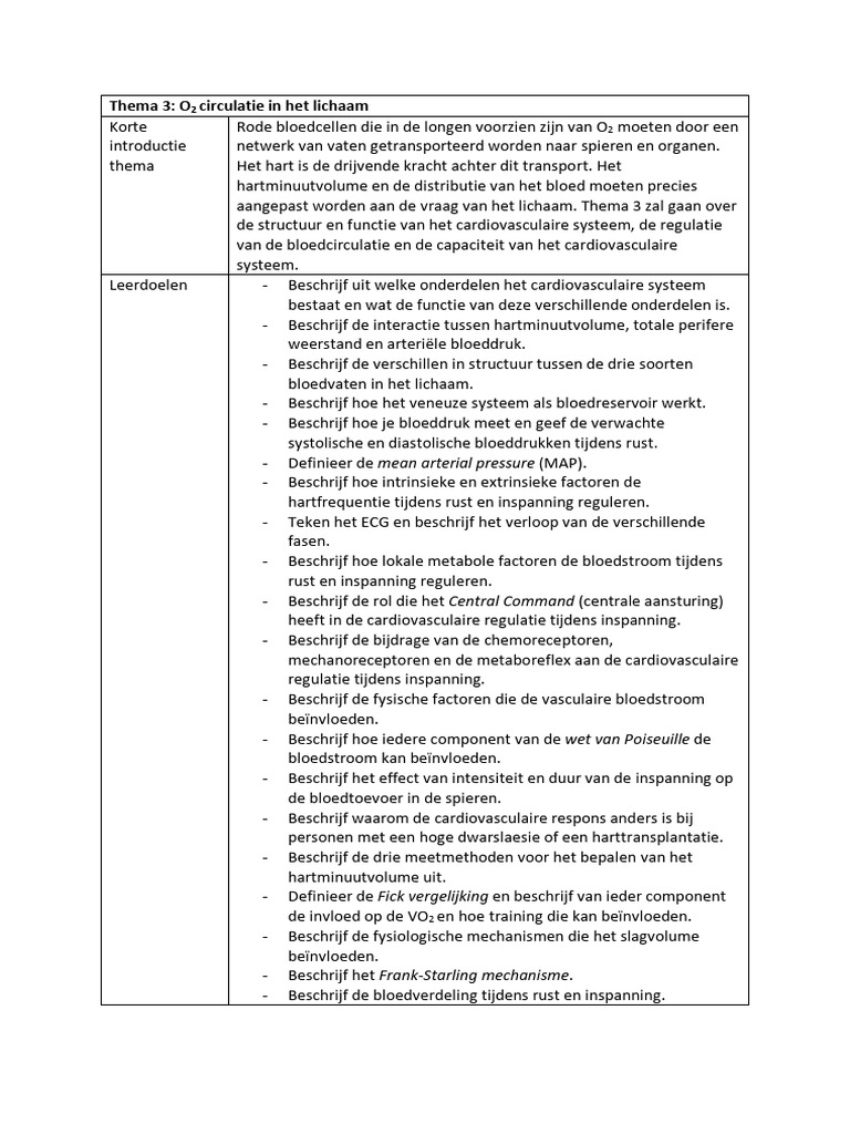 IIF Thema-Document Week 3 | PDF