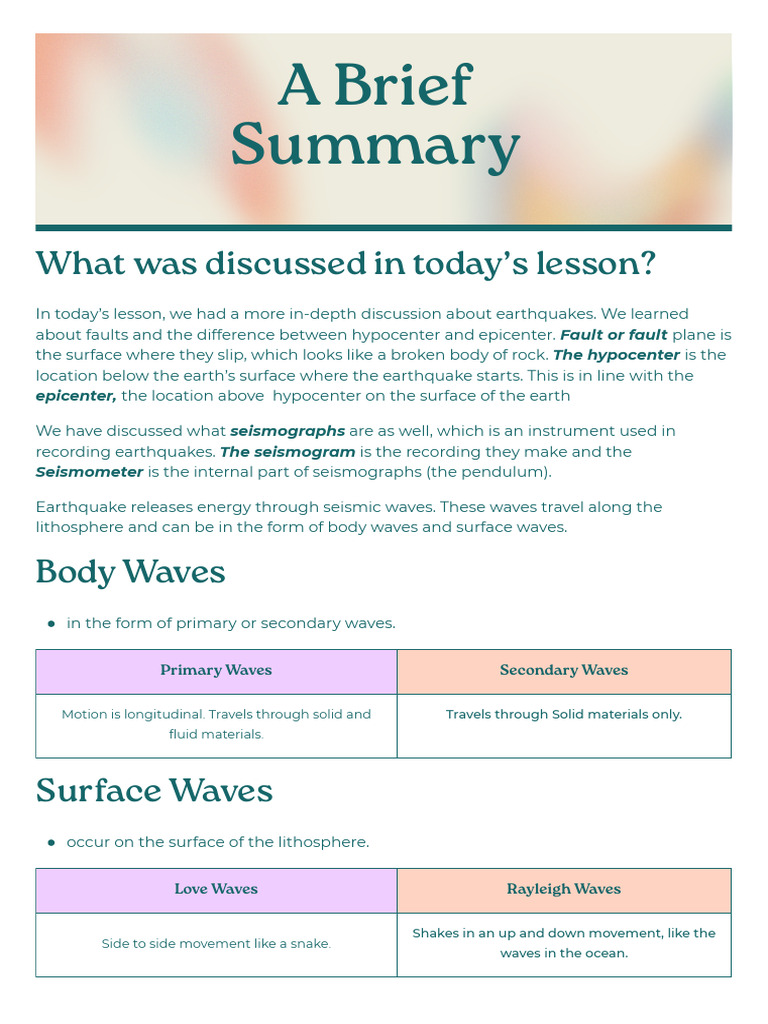 Brief Summary | PDF