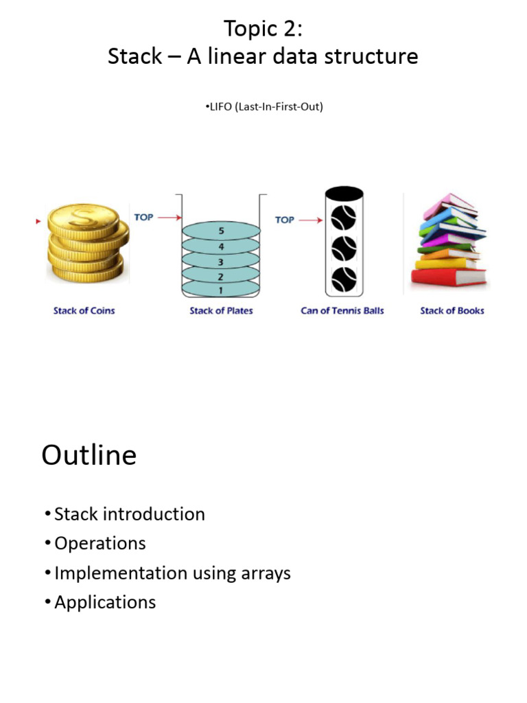 3.stack ADT Operations | PDF