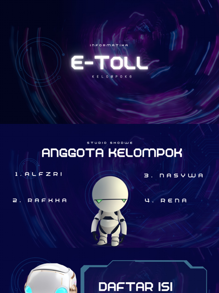 Purple Futuristic Technology Presentation Pdf