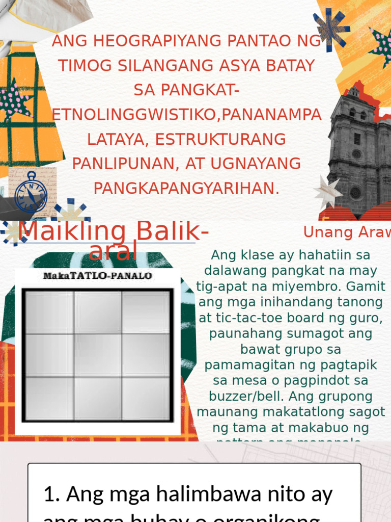 Ang Heograpiyang Pantao NG TSA | PDF Ang Heograpiyang Pantao NG TSA | PDF