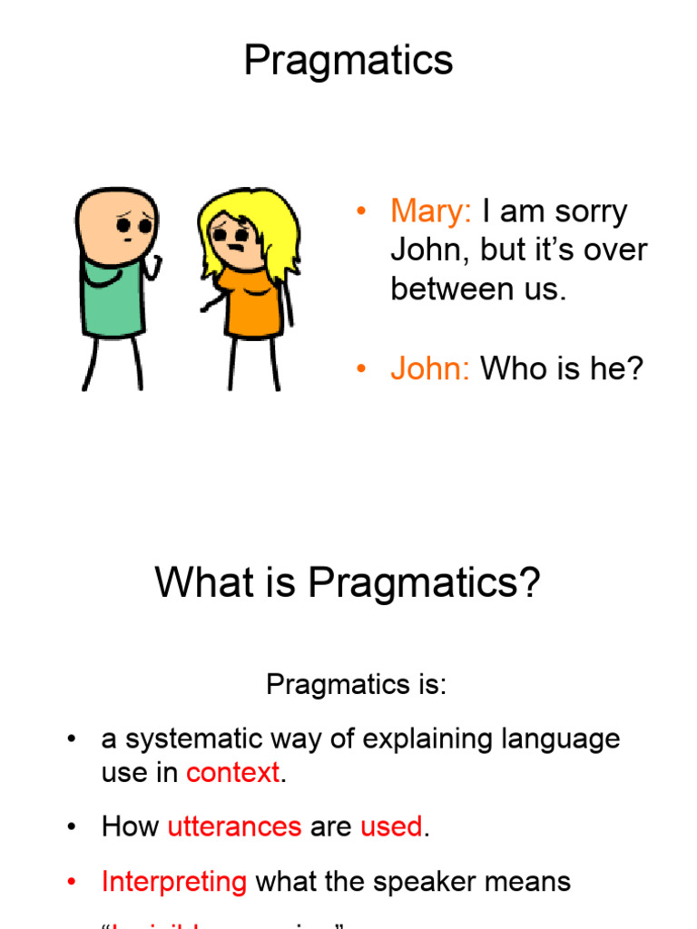 Pragmatics | PDF