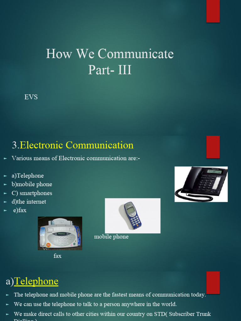 Communicate 3 | PDF