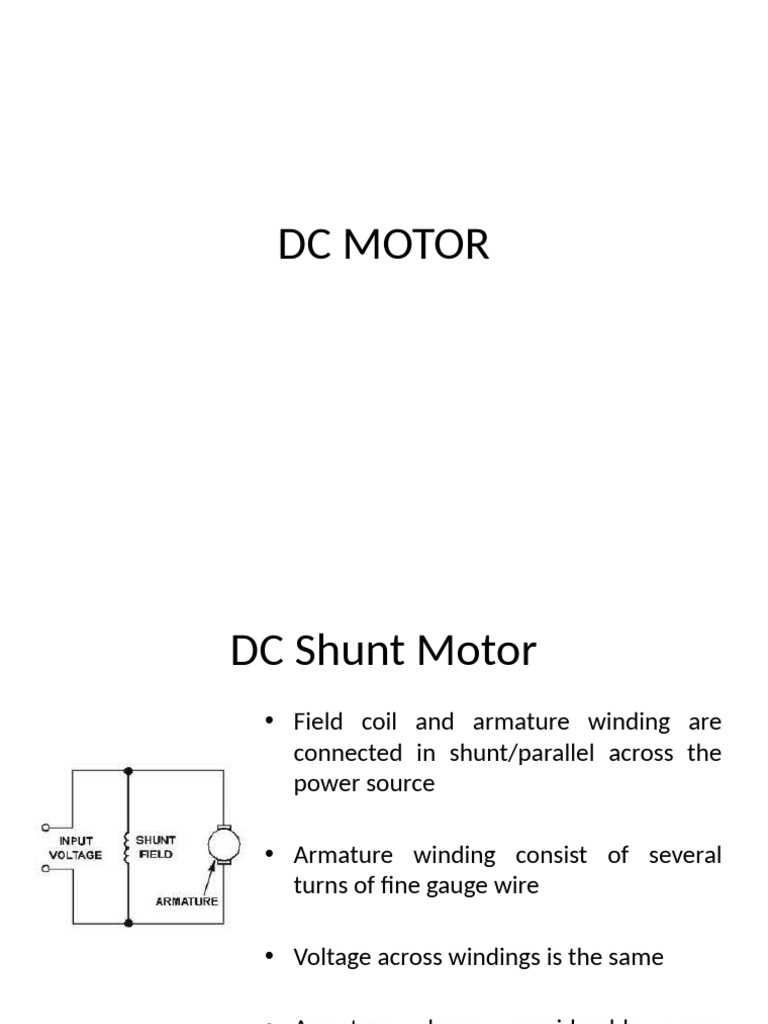 DC Motor Lesson 3 | PDF
