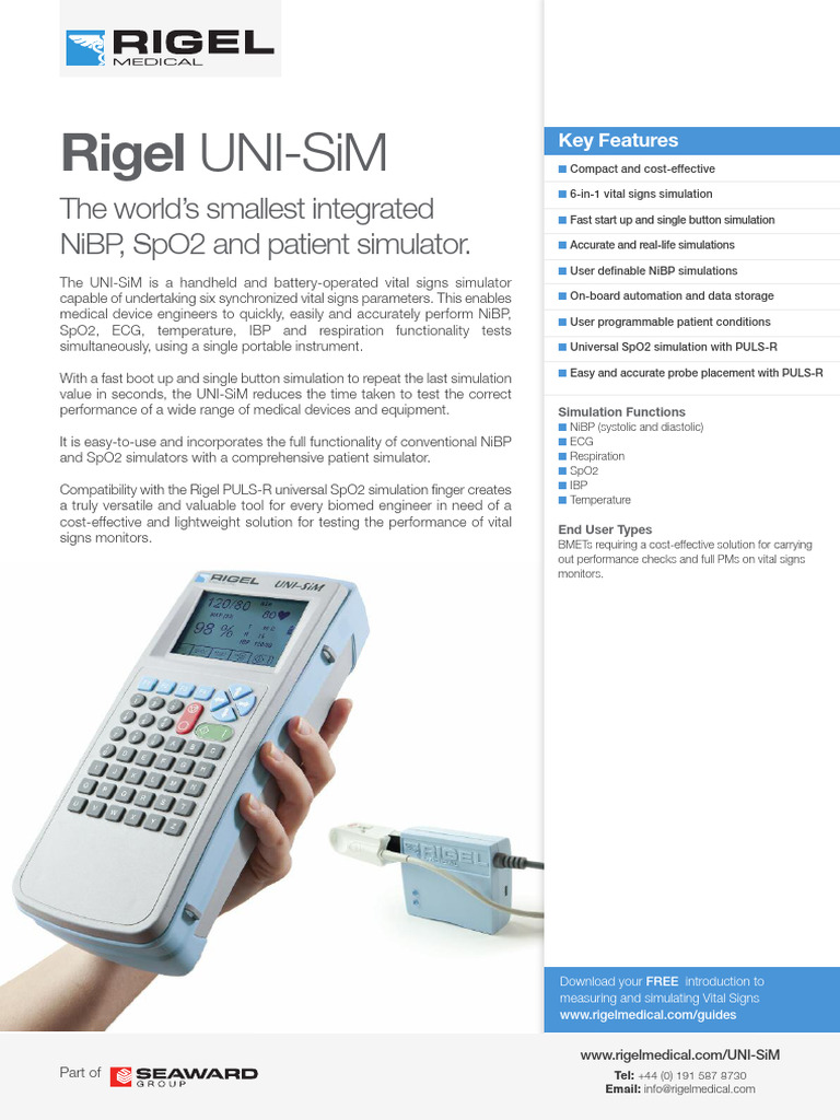 Rigel Uni-Sim-Datasheet-2024 | PDF