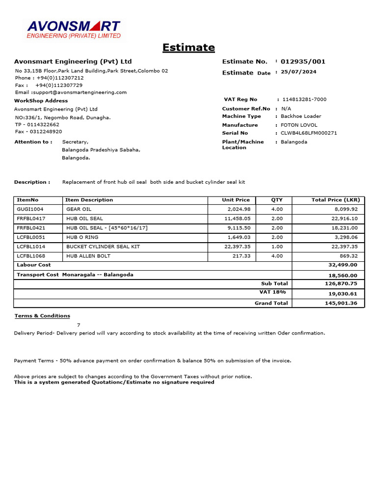 Estimate | PDF