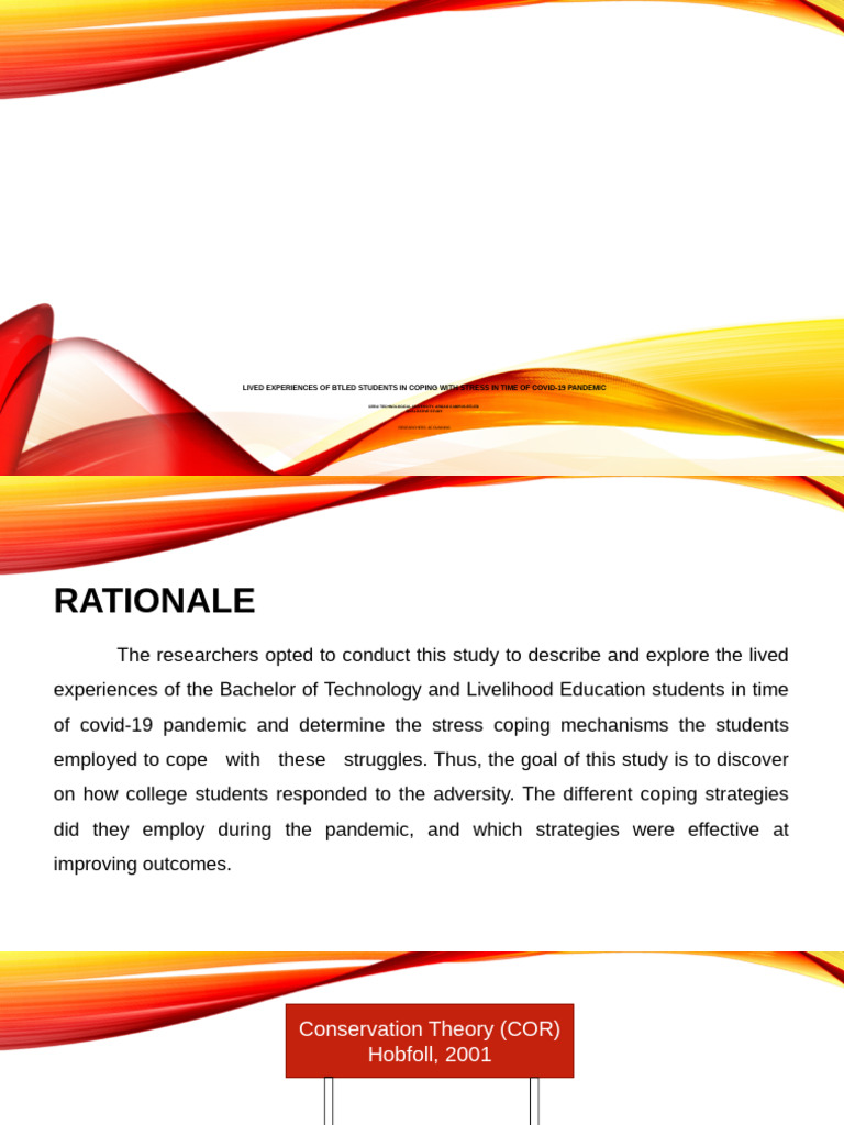 Coping Strategies of BTLED Students During COVID-19 | PDF | Qualitative ...