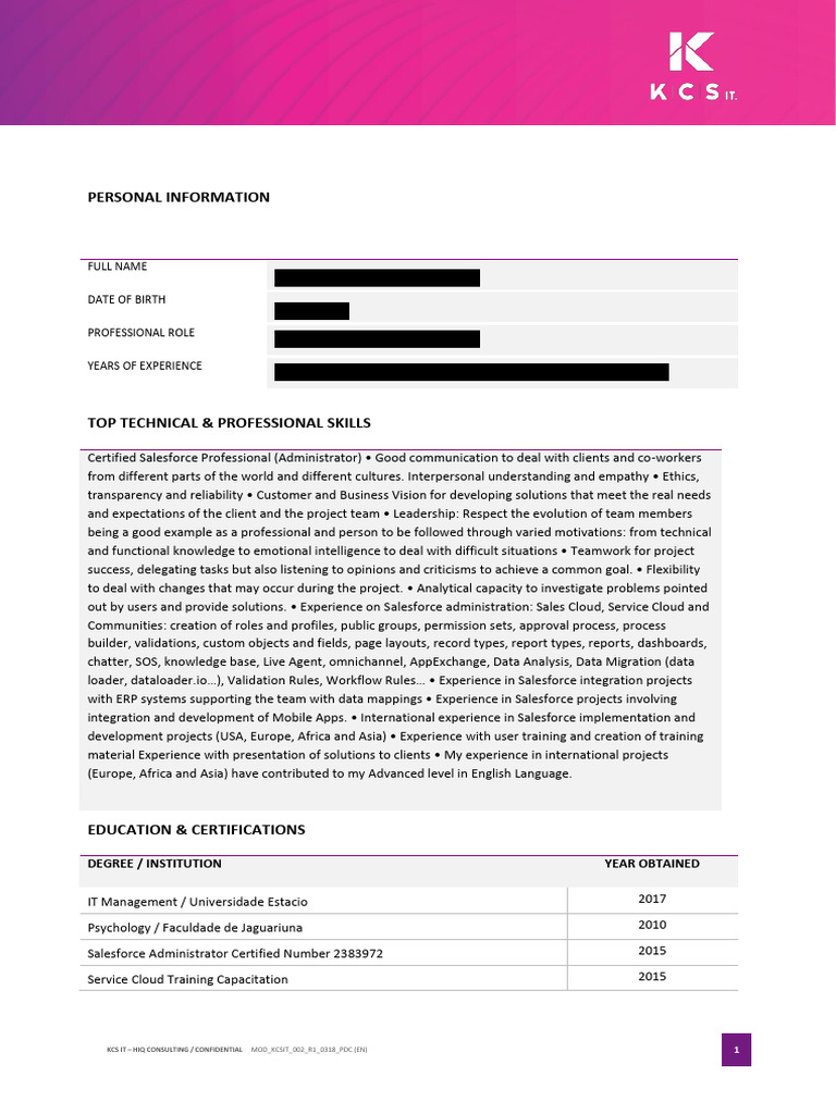 KCSIT PDC Model | PDF