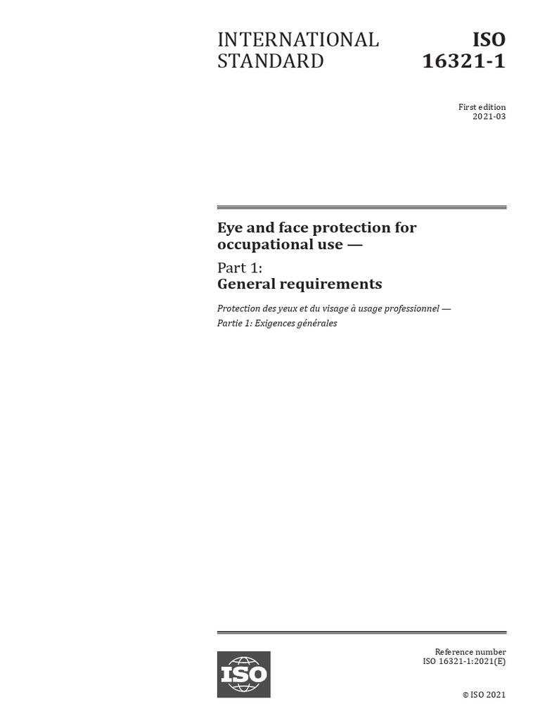 Iso 16321-1-2021 | PDF