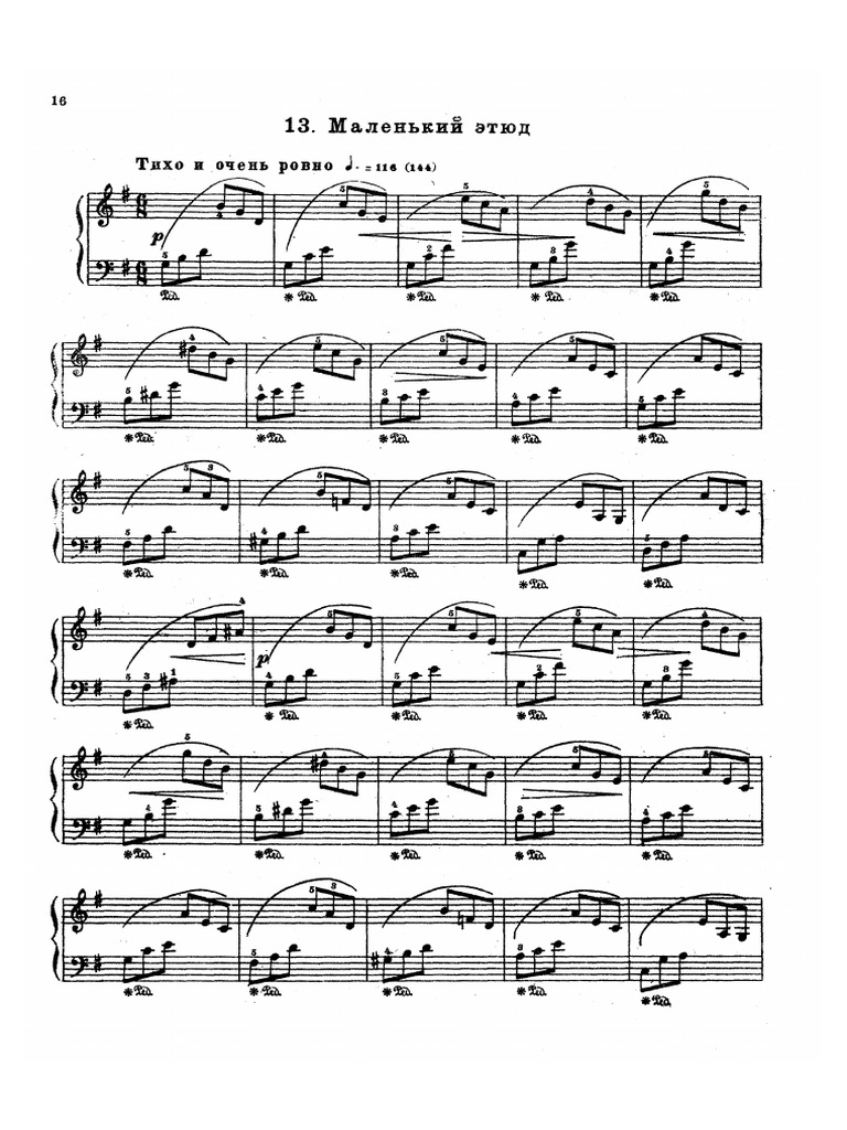 Schumann Etude | PDF