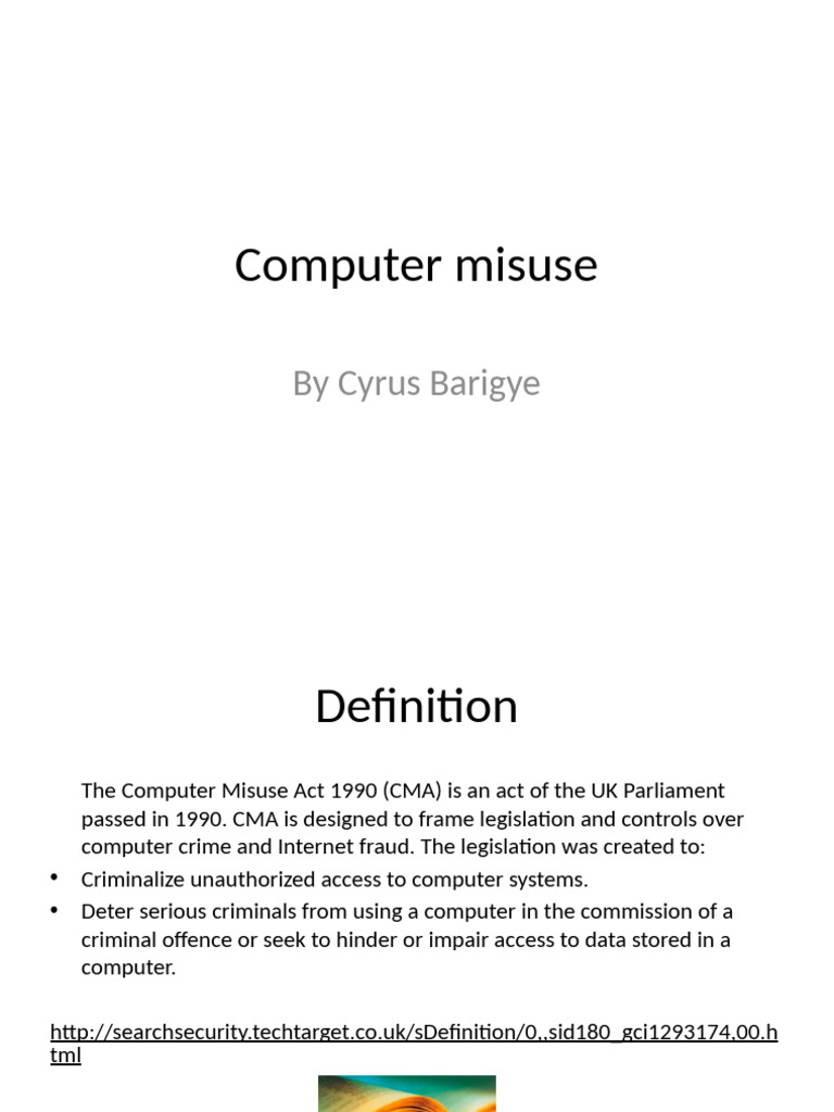Computer Misuse | PDF