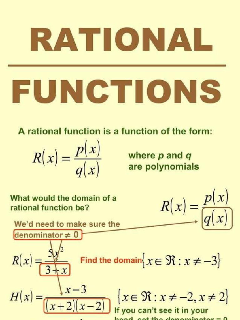 RATIONAL FUNCTION (1) (1) | PDF