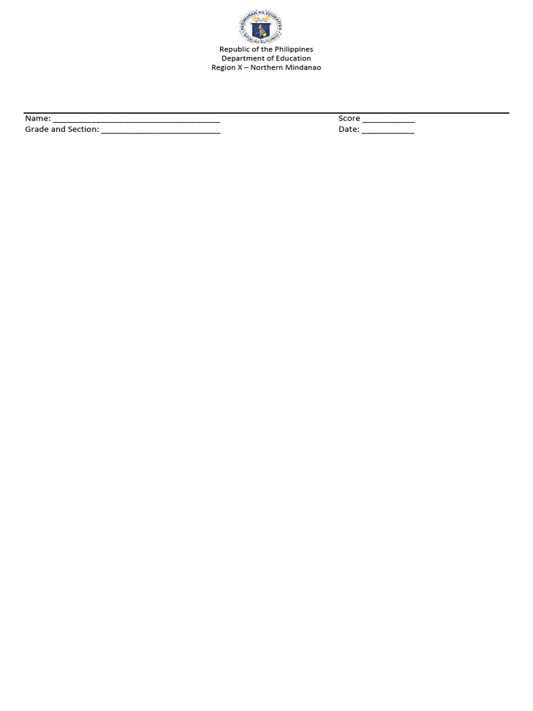 Math 9 3rd Quarter Exam 2022 2023 | PDF | Rectangle | Triangle