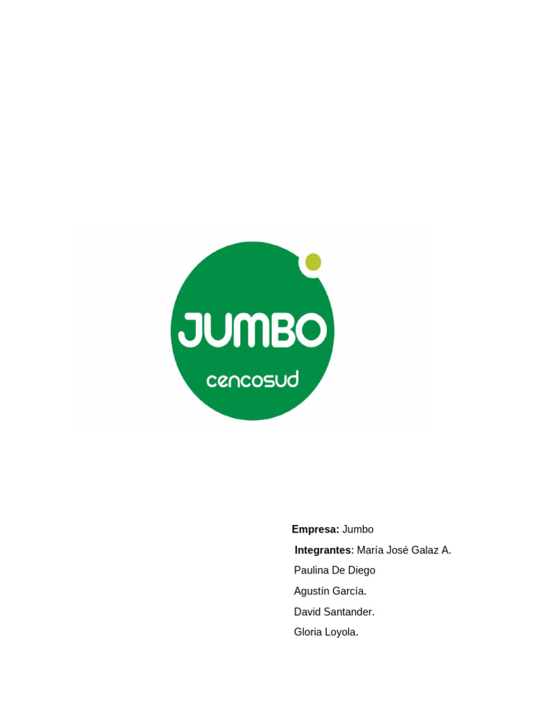 Jumbo | PDF | Chile | Food Retailers