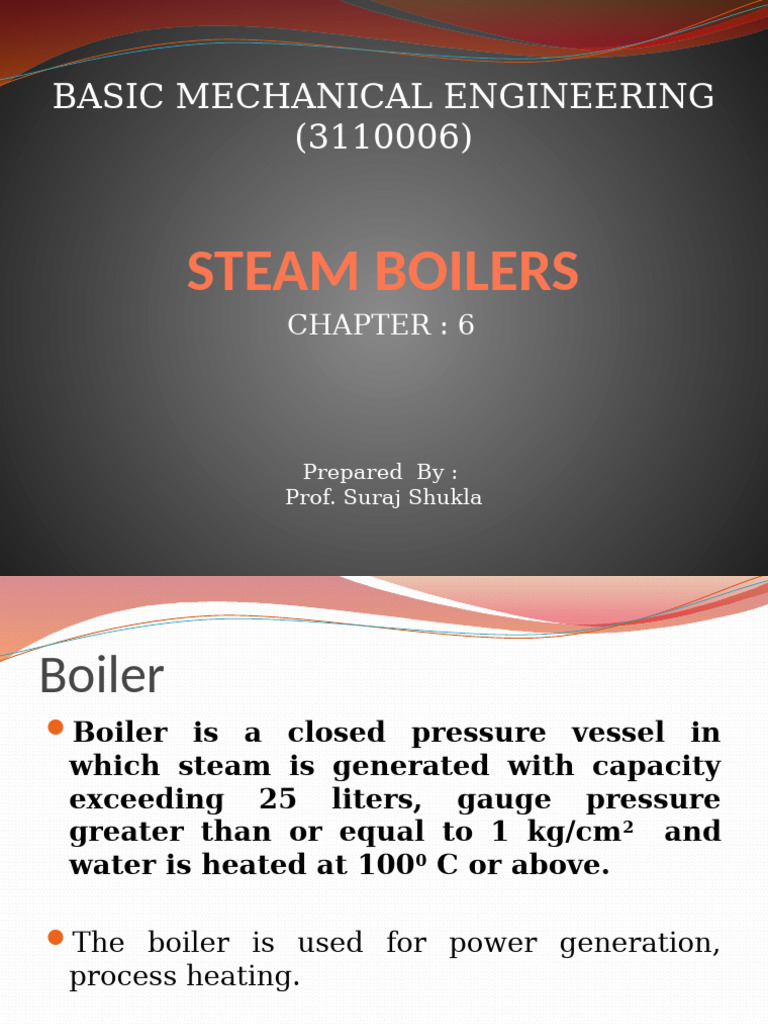 Steam Boilers | PDF