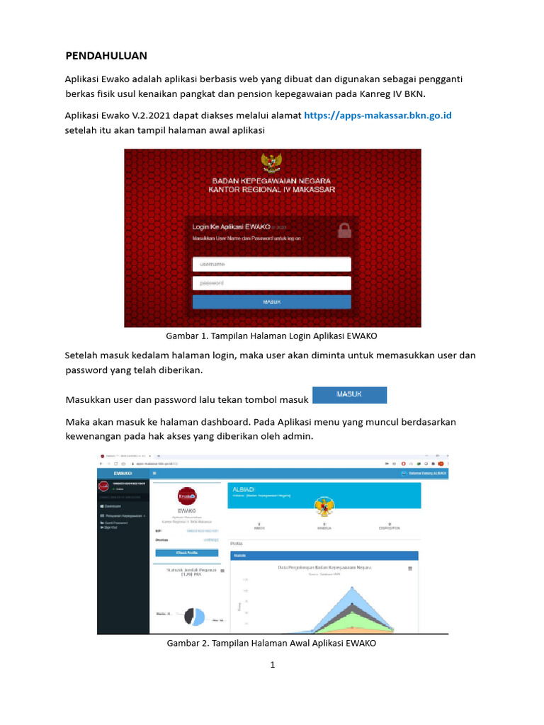 Buku Petunjuk Aplikasi EWAKO v.2.2021 | PDF