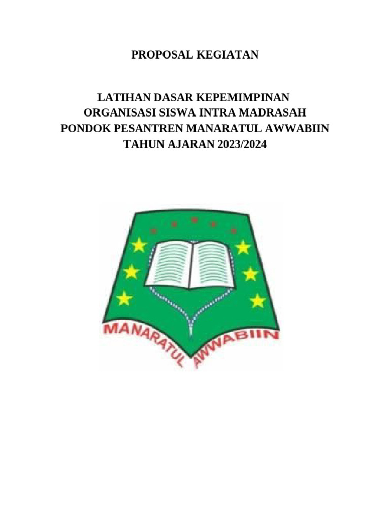 Proposal Kegiatan LDK Osim | PDF