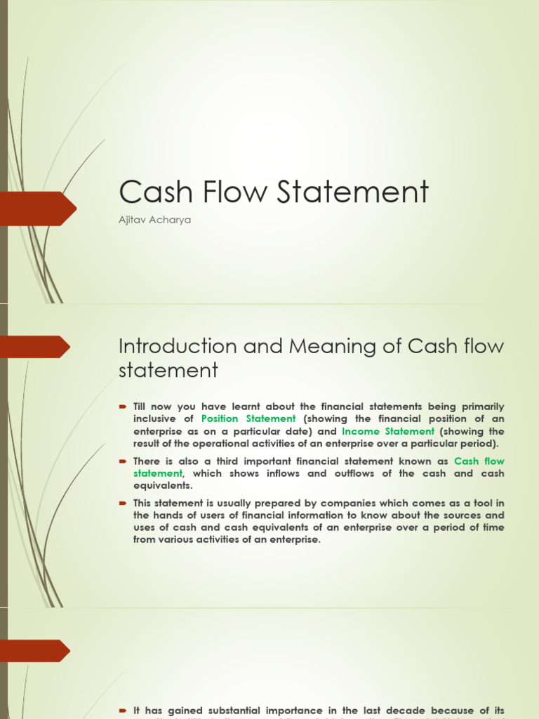 UNIT3(Cash flow statement | PDF