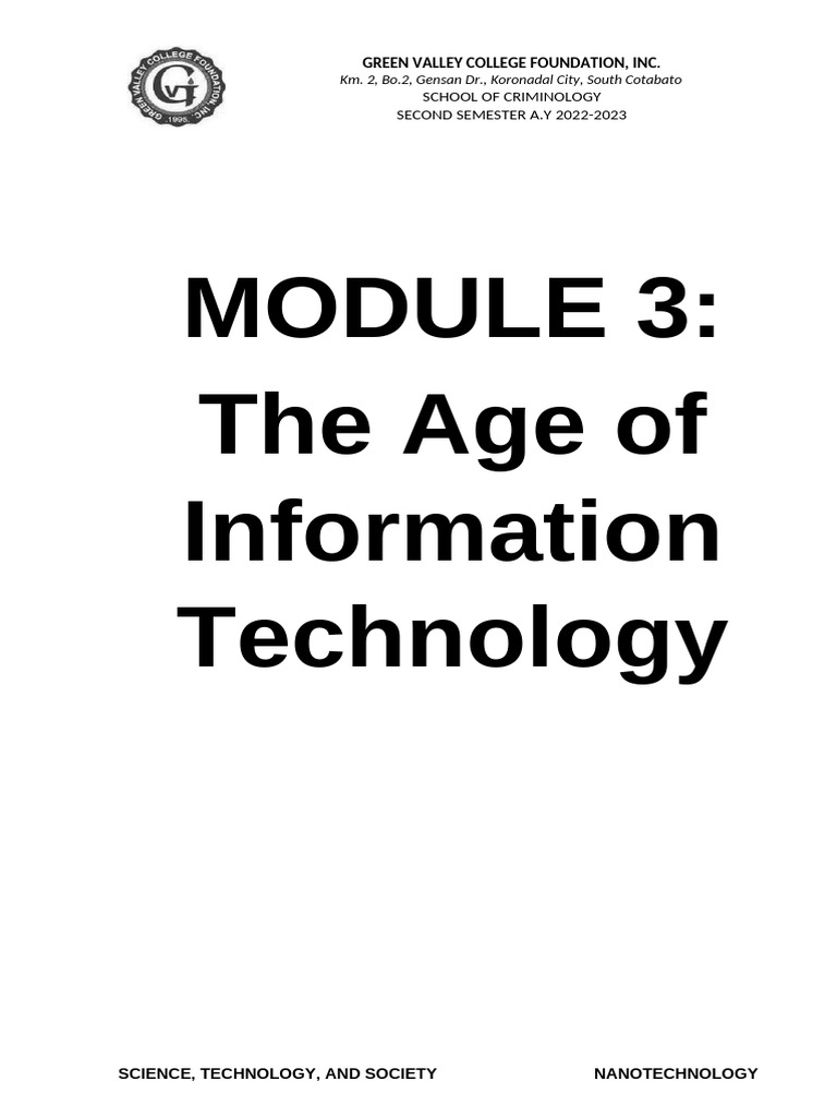 Sci 111 Module 3 - Chapter 3 | PDF