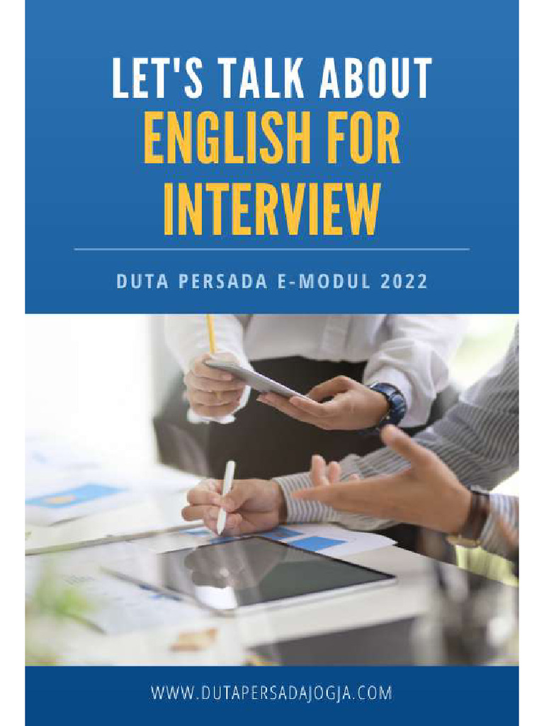 E-Modul English For Interview 2022 | PDF | Stepfamily | Career & Growth