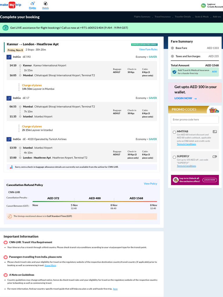 MakeMyTrip LNDN1 | PDF