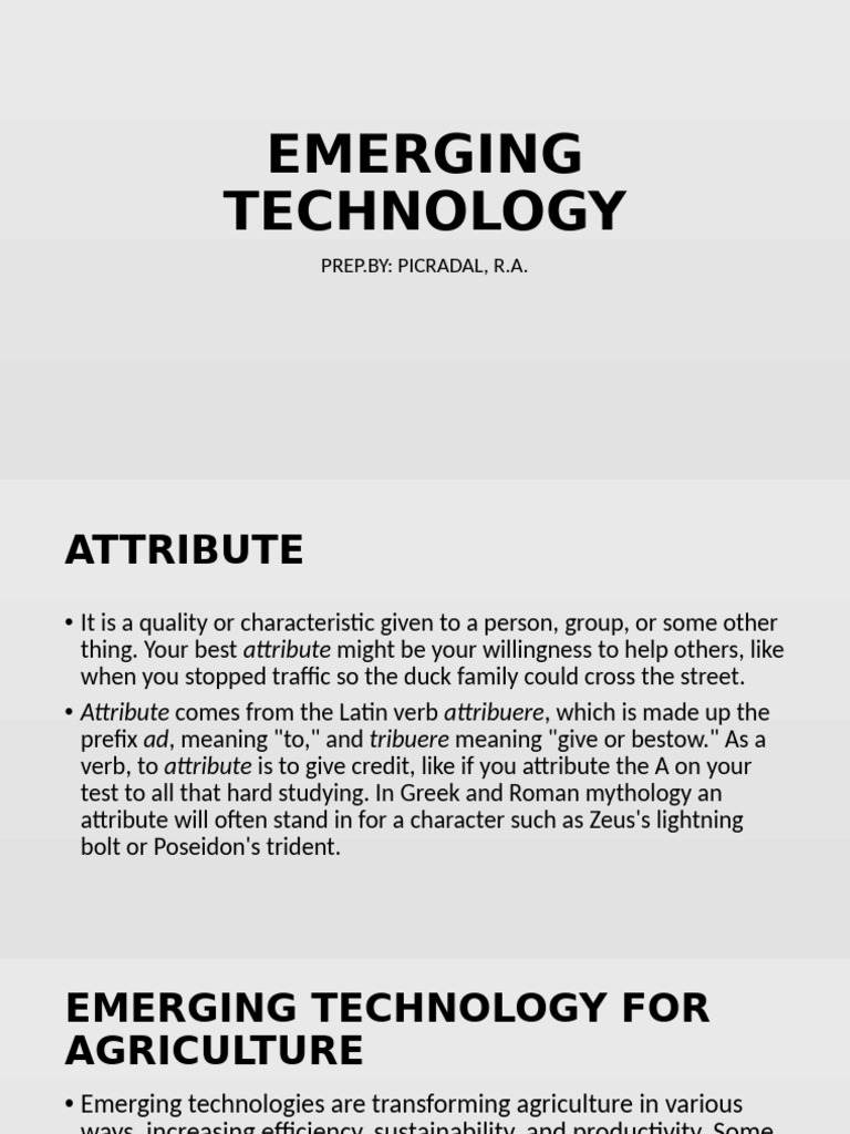 Emerging Technology Ict 2 | PDF