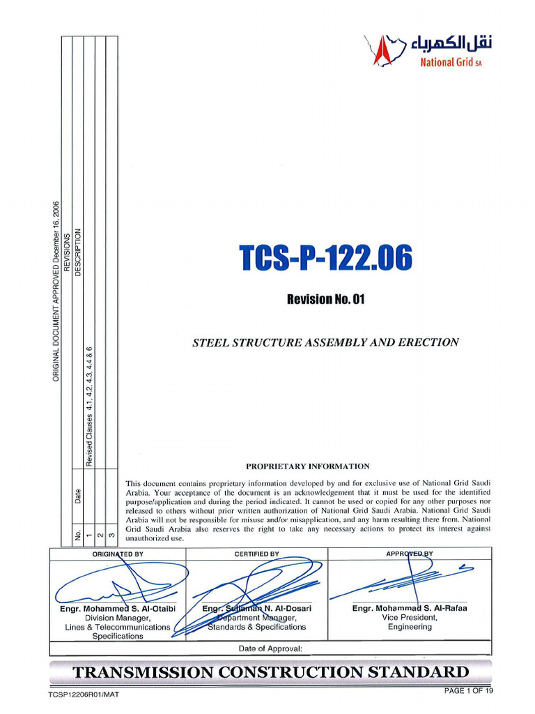 TCS-P-122.06 (Rev 01) | PDF