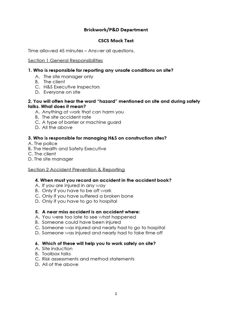 Level 1 Brickwork Homework | PDF