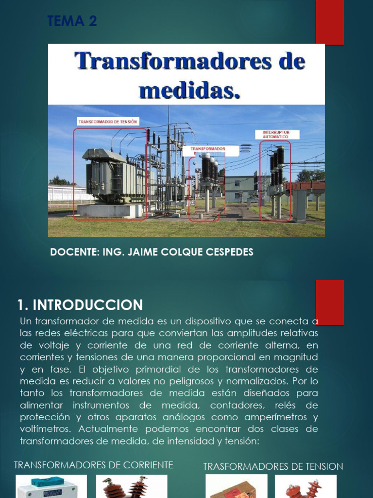 TEMA 2 TRANSFORMADORES DE MEDIDAb | PDF