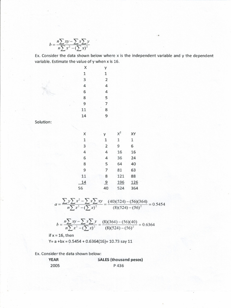 Statistics Notes 11 | PDF