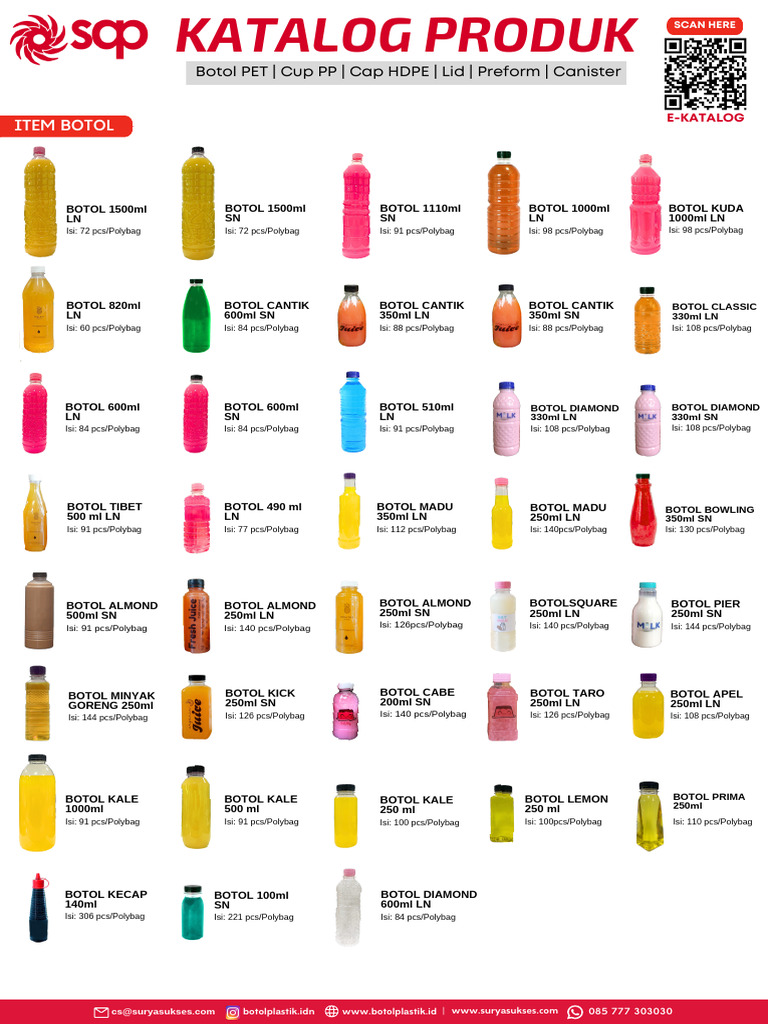 Katalog SAP Cup Botol 2024 | PDF