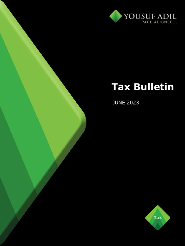 Https WWW - Yousufadil.com Wp-Content Uploads 2023 06 Tax-Bulletin-June ...
