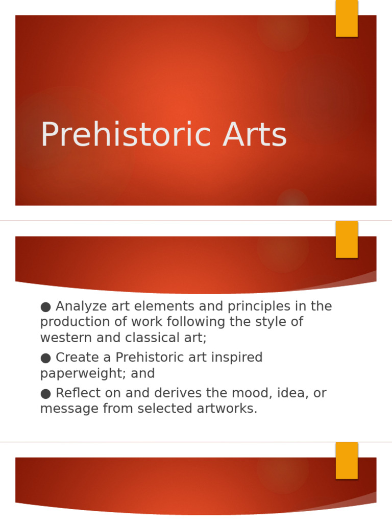 Prehistoric Arts | PDF