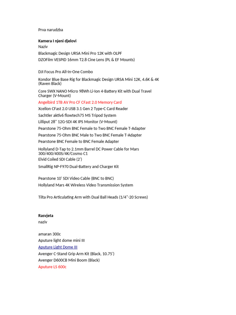 Oprema | PDF