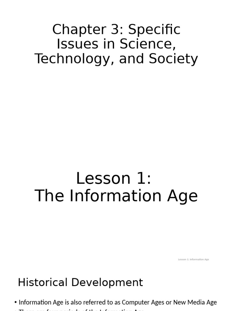 Chapter 3 Specific Issues in STS | PDF