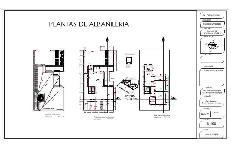 Casa Albañilería Plantas | PDF