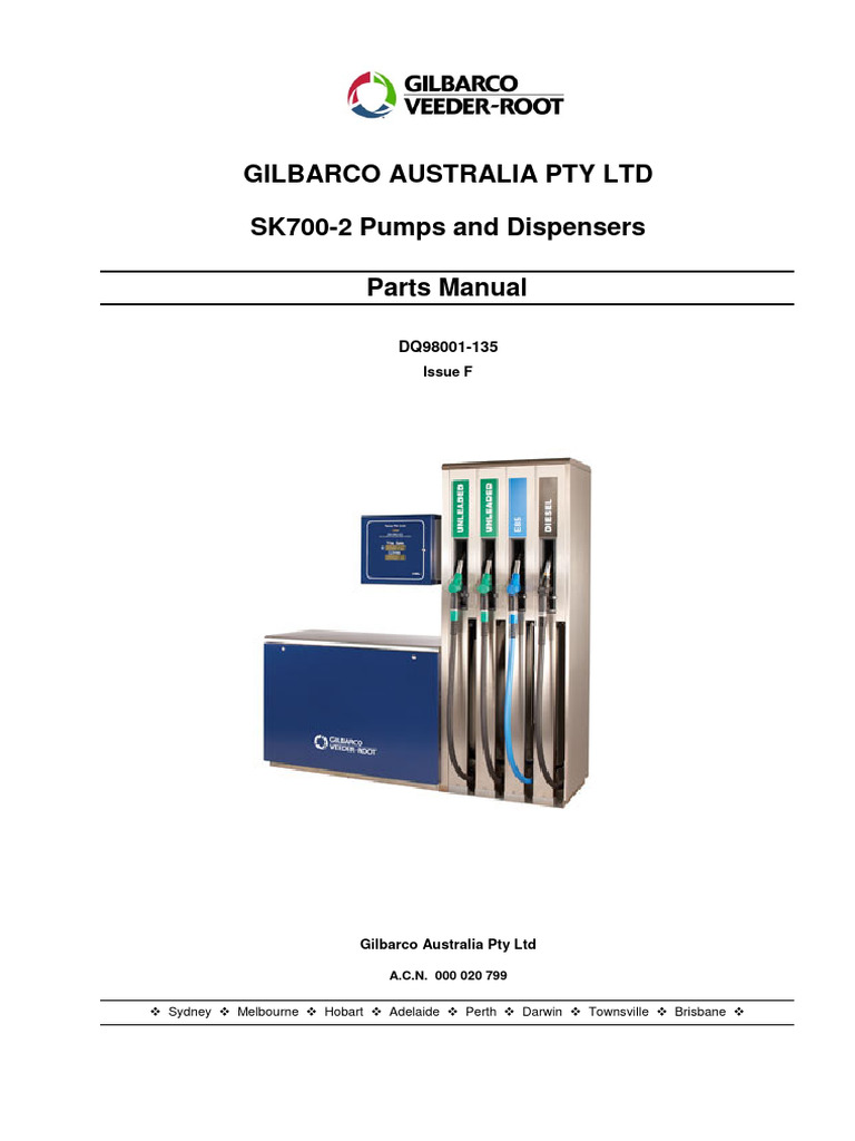 SK700 2 PARTS MANUAL Iss. F | PDF