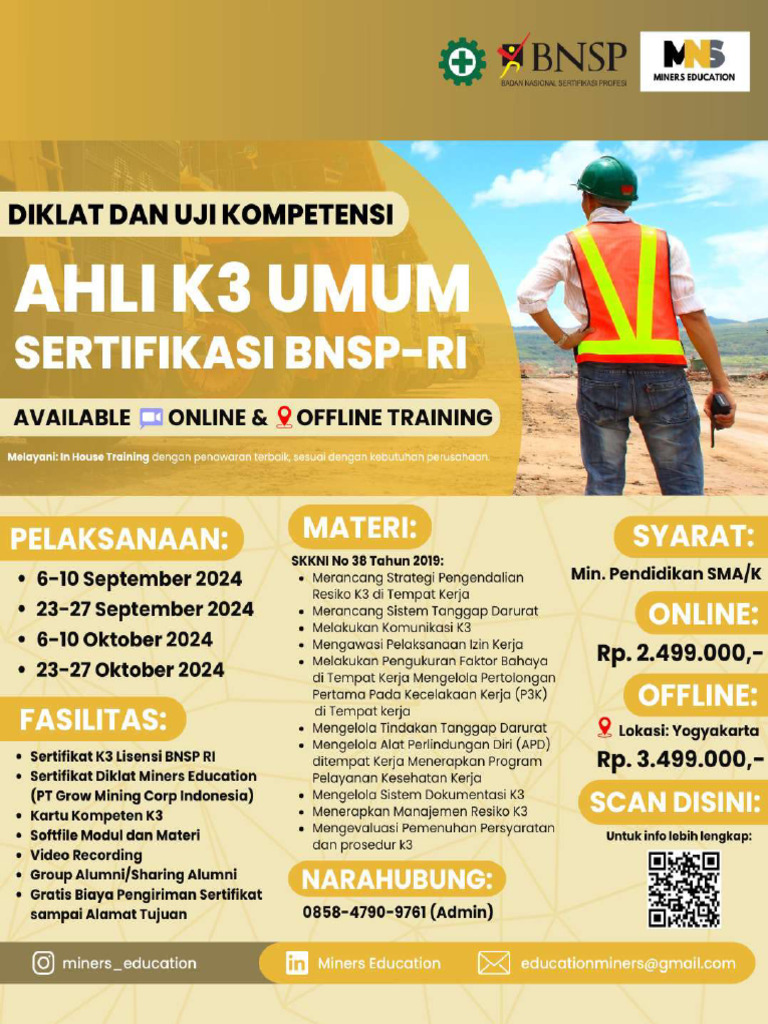 Poster Sertifikasi BNSP-RI | PDF