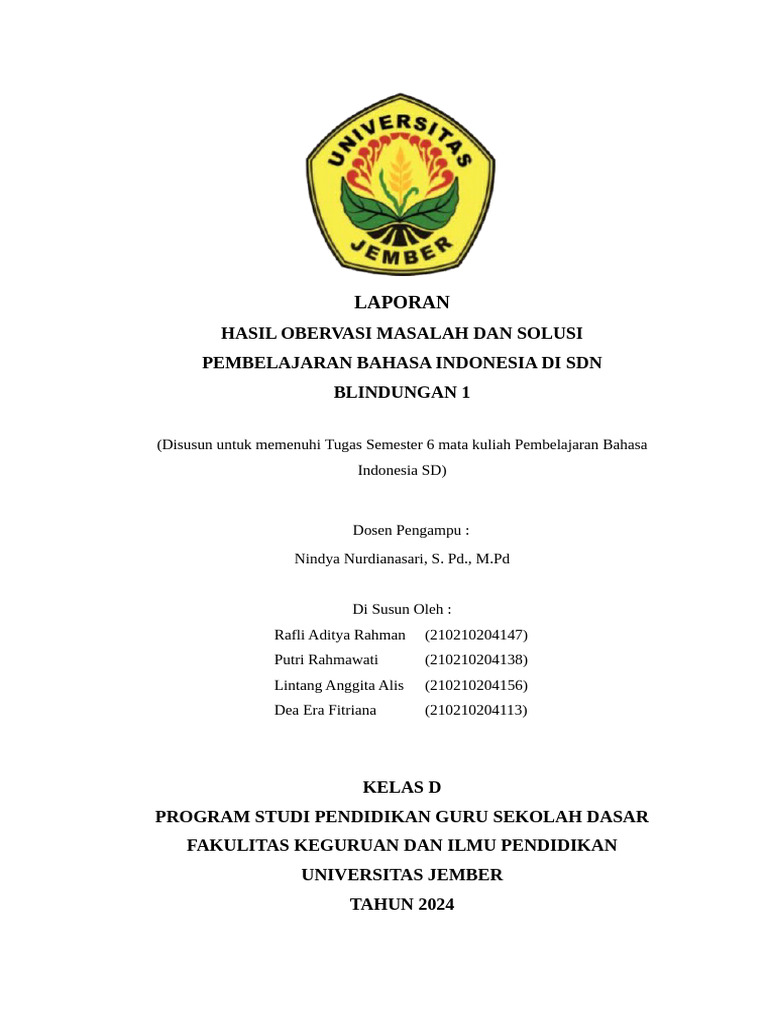 Kel-3 Laporan Bindo | PDF