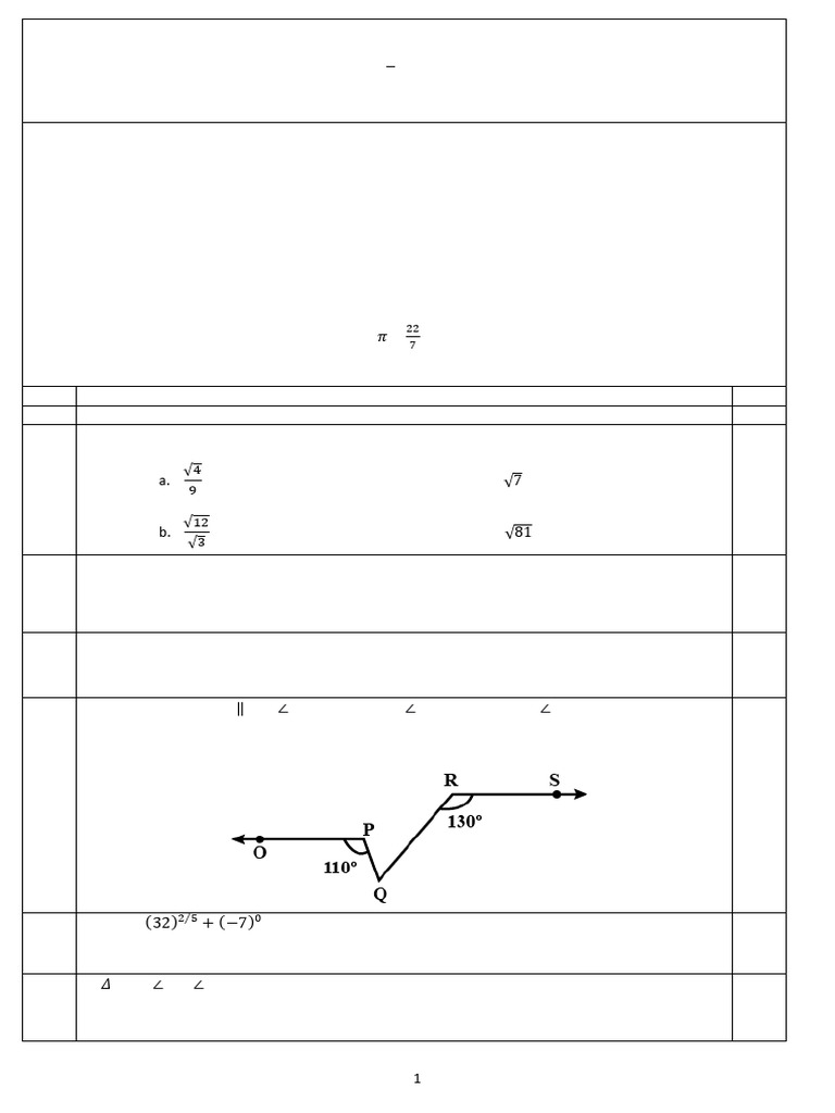 Maths Sample Paper | PDF