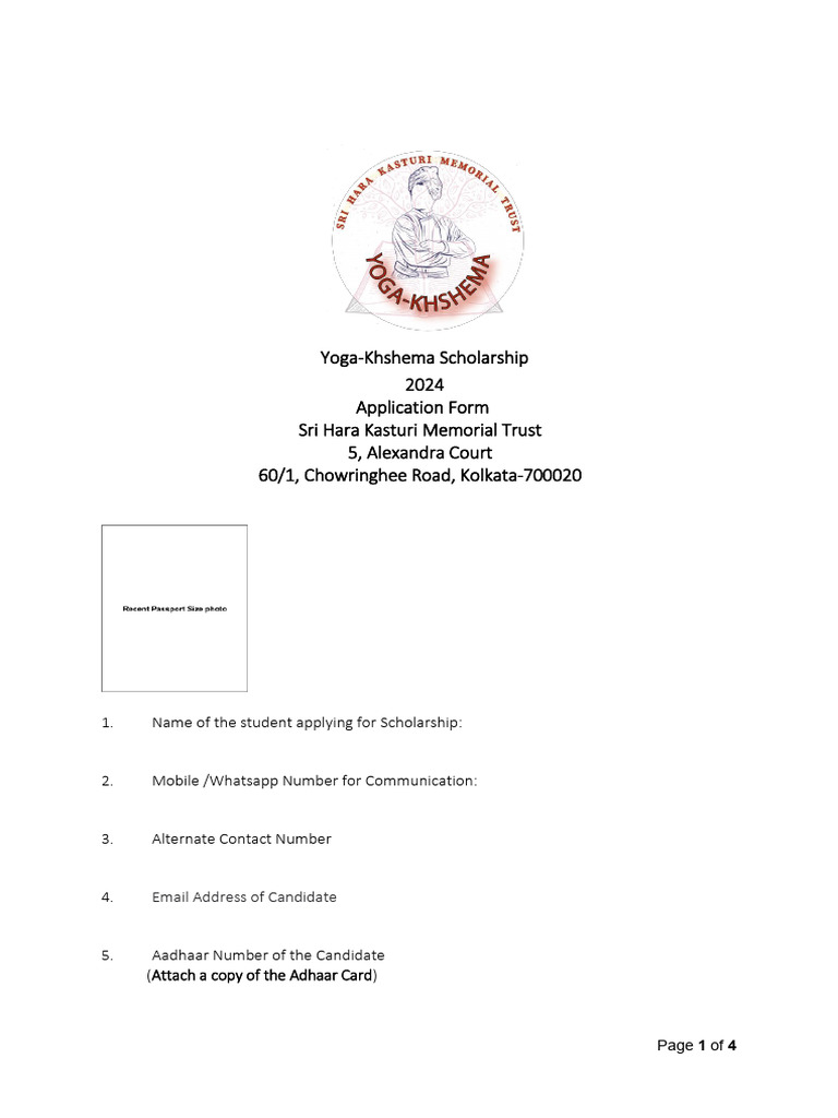 YK Scholership | PDF