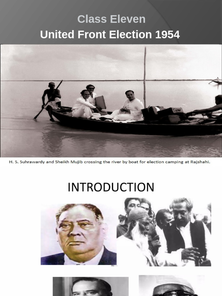 Class 11 (United Front Election 1954) | PDF