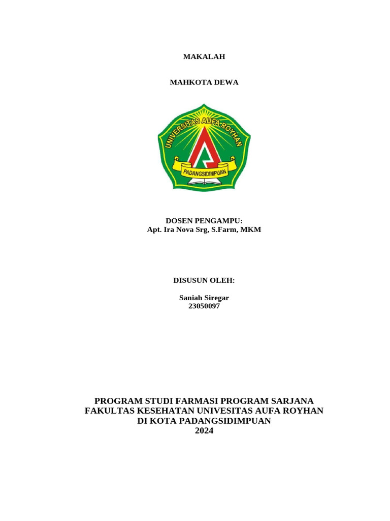 MAKALAH Sania | PDF